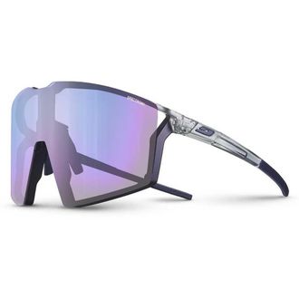 Julbo Unisex Edge Sunglasses, Grau Durchscheinend/Violett, One Size