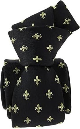 Tony & Paul Cravate. Fleurs de Lys - BOURBON, Soie. - Motifs - FABRIQUE EN ITALIE