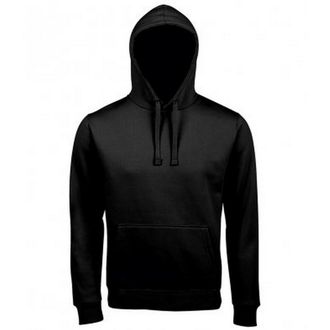 SOLS Unisex-Erwachsene Spencer Sweatshirt mit Kapuze (Schwarz)