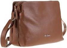 Pierre Cardin Sac à bandoulière pour femme en cuir véritable Made in Italy 30 x 23 x 13 cm 1980, cuir, Taille unique