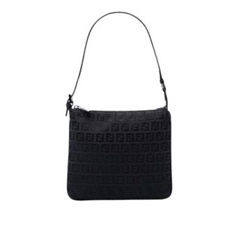 Fendi Pre-owned Canvas Shoulder Bag - - Pre-owned - Damen - Schwarzk - ONE SIZE