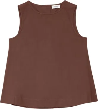 ottod'Ame Femme, Tops, Brun, Taille: 40 FR Top en popeline