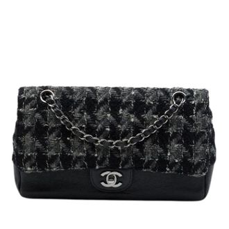 Chanel Sac bandouli&egrave;re Pre-owned Double Flap - Femme - Pre-owned - Noir - Taille: ONE Size