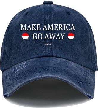 Generic Casquette Make America Go Away, Make America Go Away, HDH-Bleu marine profond, 53