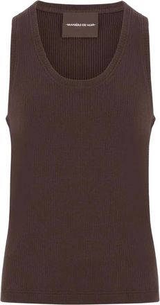 Mani&egrave;re De Voir Gerippte Justin Weste - Braun