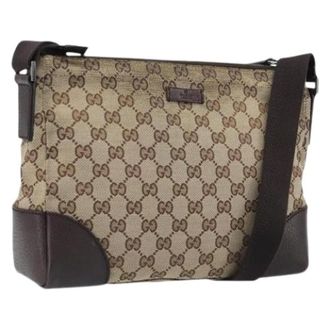 Gucci Pre-owned Vintage GG Canvas Schultertasche - - Pre-owned - Damen - Beige - ONE SIZE