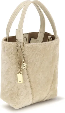 Chlo&eacute; Spin Bucket Bag - Beige