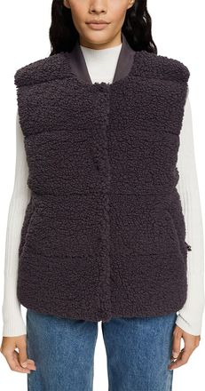 Esprit Damen 082EE1H302 Weste, 010/ANTHRACITE, XS
