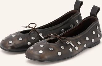 Alohas Alohas Ballerinas Rosalind Mit Nieten braun