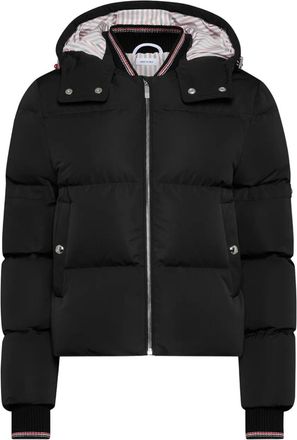 Thom Browne zip-up down jacket - Schwarz