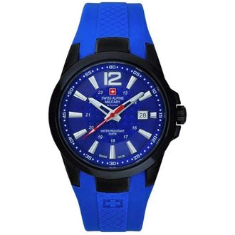 Swiss Alpine Military Sportliche Uhr 7058.1875 - - Accessories - Herren - Blau - ONE SIZE