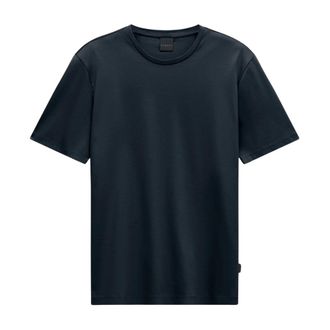 Bugatti Dickes Baumwoll-T-Shirt - - Tops - Herren - Blau - XL