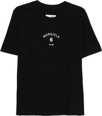 Maison Margiela Homme, Tops, Noir, Taille: S T-Shirt Logo Col Rond