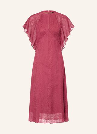 HUGO BOSS Kleid Dacope Mit Volants rot