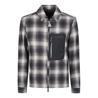 Moncler Homme, Vestes, Noir, Taille: S Cornisello Shirt Jacket