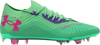 Under Armour Shoody Elite 2.0 Fu&szlig;ball-Stiefel f&uuml;r Herren, Runder Zeh (Gr&uuml;n)