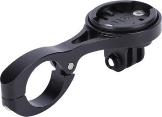 Generic Fahrradcomputerhalterung, Verstellbarer Rennrad-Lenker-Tachometerhalter mit Lichthalter, Fahrradcomputerhalterung