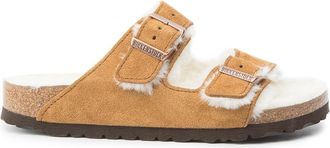 Birkenstock Hausschuhe Birkenstock Arizona Fur 1001135 Braun