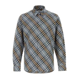Burberry Besticktes Popeline-Hemd - - Shirts - Herren - Mehrfarbig - S