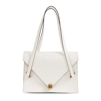 Versace Femme, Sacs, Blanc, Taille: ONE Size Sac bandouli&egrave;re Severine en cuir