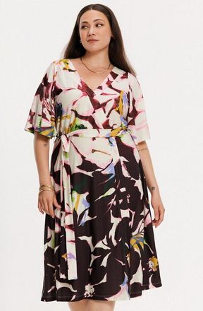 Yoek A-Linien-Kleid Damen Kleid mit Druck Bio-Baumwolle