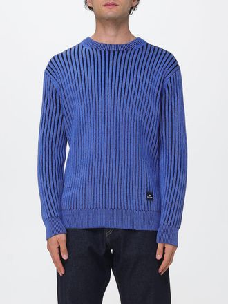 Paul Smith Pull &agrave; col rond ray&eacute; en m&eacute;lange de coton et de laine