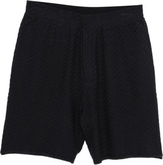 Emporio Armani Homme, Shorts, Noir, Taille: 3XL ASV Viscose Knit Bermuda Shorts