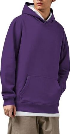 Generic Sweat &agrave; capuche uni printemps 2026 pour homme automne hiver tendance d&eacute;contract&eacute; &agrave; manches longues surdimensionn&eacute; coupe ample confortable v&ecirc;tements po