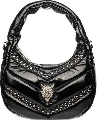 Plein Sport sac porté épaule Cady à design matelassé - Noir