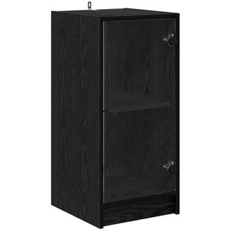 vidaXL Buffet Chêne noir 35 x 37 x 76 cm Bois dingénierie vidaXL