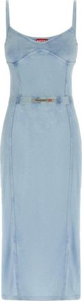 Diesel Femme, Robes, Bleu, Taille: 36 FR D-Ony Midi Dress