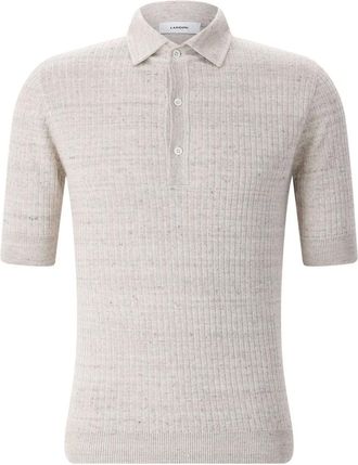 Lardini Homme, Tops, Beige, Taille: XL Polo Chemises