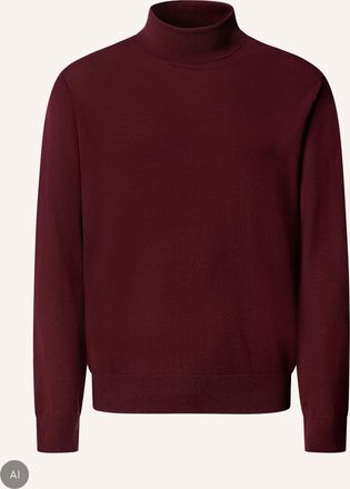 Hackett Pullover Sr Merino Roll Neck rot