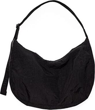 Baggu Grand sac en nylon croissant, Noir 95,2 cm