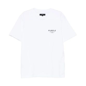 Purple Jersey T-Shirt - - Tops - Herren - Wei&szlig; - 2XL