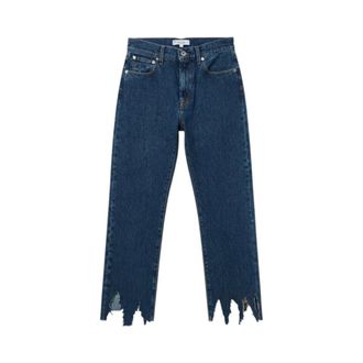 J.W.Anderson Jean court d&eacute;coup&eacute; au laser - Homme - Jeans - Bleu - Taille: W28