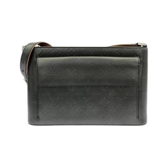 Louis Vuitton Pre-owned Sac bandouli&egrave;re Monogram Mat Alston - Femme - Pre-owned - Noir - Taille: ONE Size