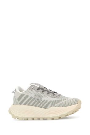 Miu Miu Womens Two-Tone Fabric Sneakers Nube