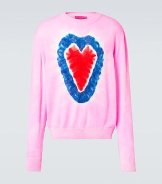The Elder Statesman Pullover Heart Dye aus Kaschmir
