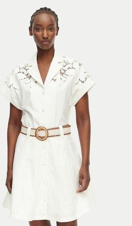 Guess Kleid f&uuml;r den Alltag 182406 Beige Classic Fit