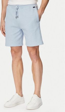 HUGO BOSS Sportshorts Structure 50540581 Hellblau Regular Fit
