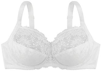 Dorina Dorina Soutien-Gorge Femme Philippa - &Agrave; Armatures, Microfibre Jacquard & Denier, Dos en U, &Eacute;lastique Picot Brillant, Noeud en Satin, Fermeture &agrave; Deux 