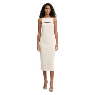 Patrizia Pepe &Auml;rmelloses Midikleid - - Dresses - Damen - Wei&szlig; - S