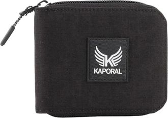 Kaporal Homme, Accessoires, Noir, Taille: ONE Size Portefeuille Zipp&eacute; en Textile