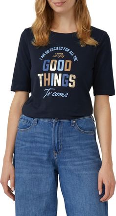 s.Oliver T-Shirt im Slim Fit mit Artwork