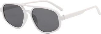 Generic Lunettes De Soleil Tendance For Hommes Et Femmes, Vacances En Plein Air, Shopping(White)