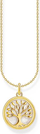Thomas Sabo Thomas Sabo Kette mit Tree-of-Love-Anhänger vergoldetes Silber KE2220-427-39