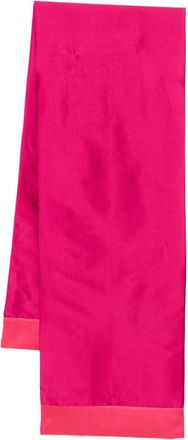 Talbot Runhof écharpe à design colour block - Rose