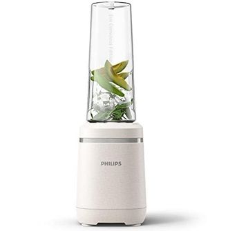 Philips Standmixer - Eco Conscious Edition, 350 Watt, ProBlend-Technologie, Tritan Renew Becher, BPA-frei, seidenweiß-matt (HR2500/00)