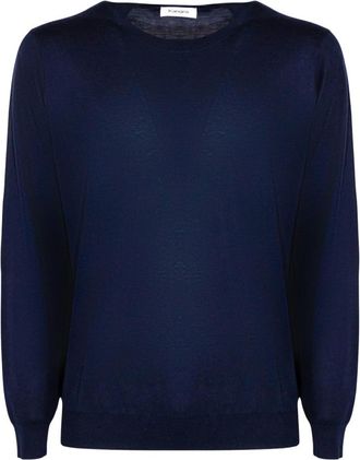 KANGRA Homme, Pulls, Bleu, Taille: 2XL Pull en m&eacute;lange de soie et de coton